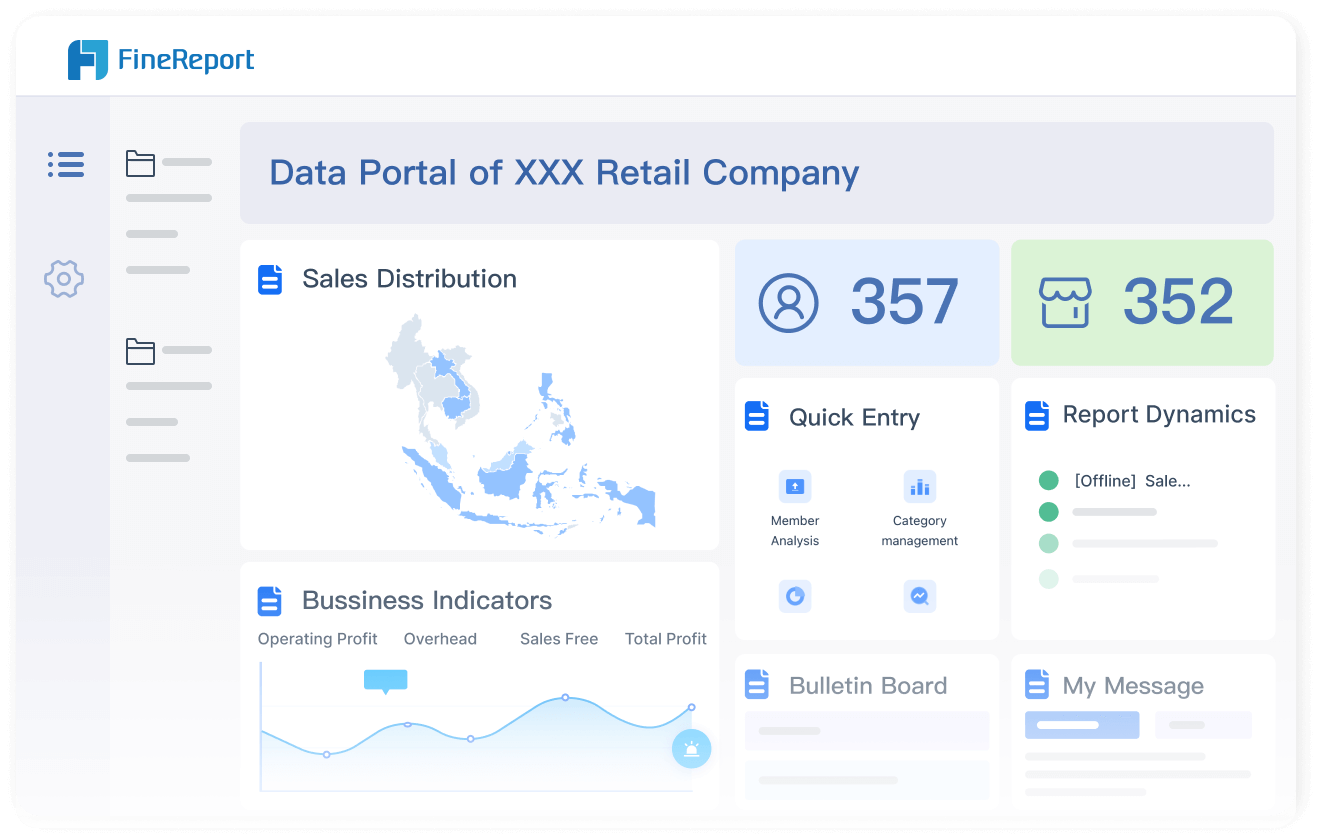 FineReport: Enterprise Reporting and Dashboard Software